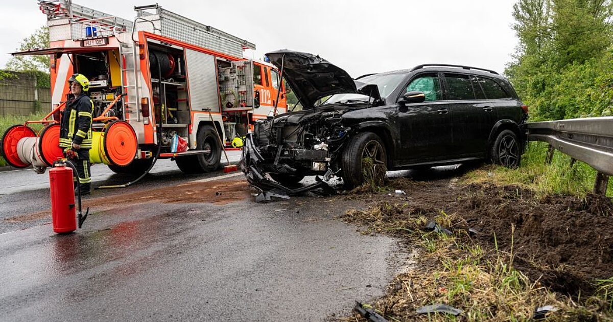 Unfall bei Langenselbold: Autofahrer leicht verletzt