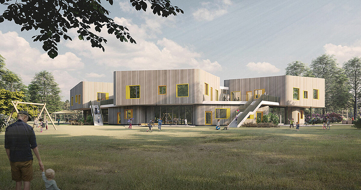 Einweihung der neuen Kita im Pioneer Park in Hanau-Wolfgang