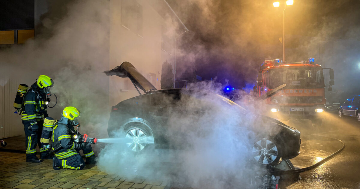 Tesla brennt in Langenselbold