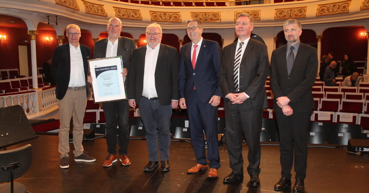 Greser und Lenz erhalten A'burger Kulturpreis - Günther Jauch zu Gast