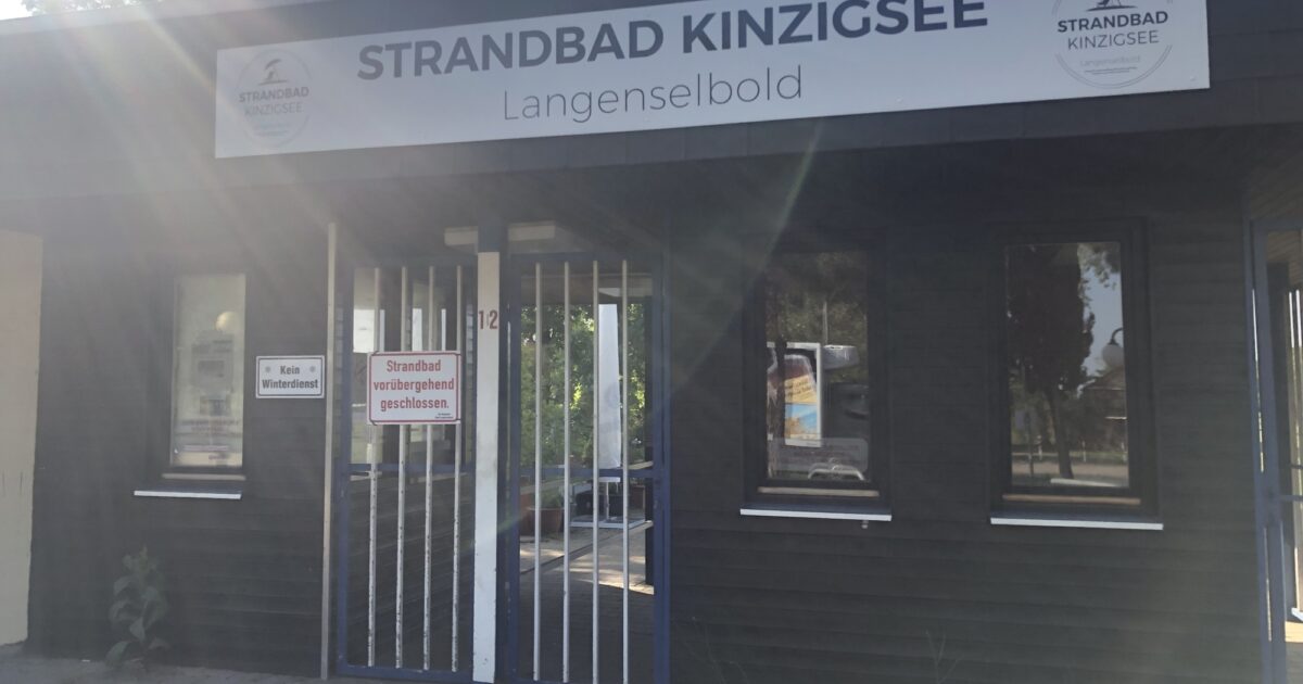 Langenselbolder Kinzigsee öffnet heute