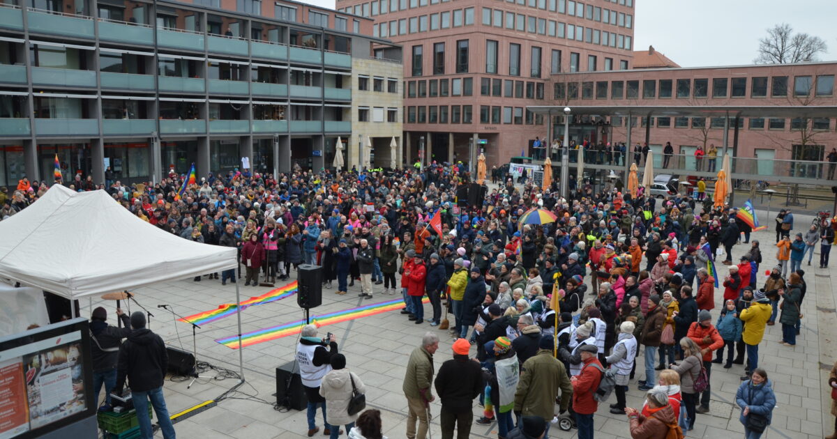 Silvester-Demos in Aschaffenburg ohne Zwischenfälle