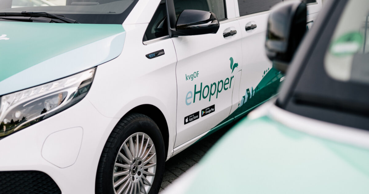 On-Demand-Shuttle Hopper jetzt auch in Rodgau