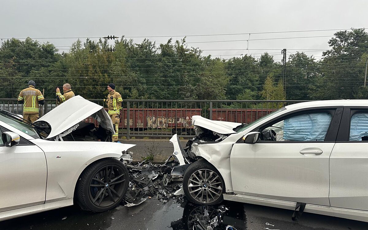 Schwerer Unfall auf der B8 in Aschaffenburg