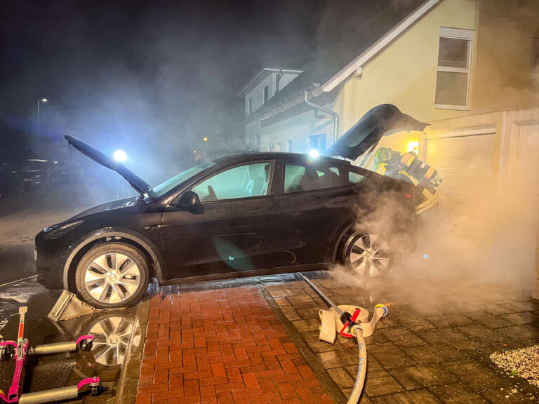 Tesla brennt in Langenselbold